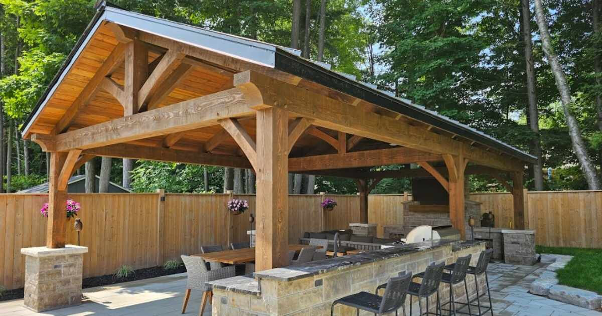 Handcrafted Timber Frame Structures & Accents - Made in Ontario